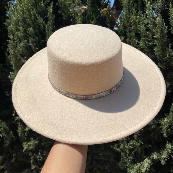 Accessories | Ivory Wide Brim Bolero Rancher Fedor | Poshmark